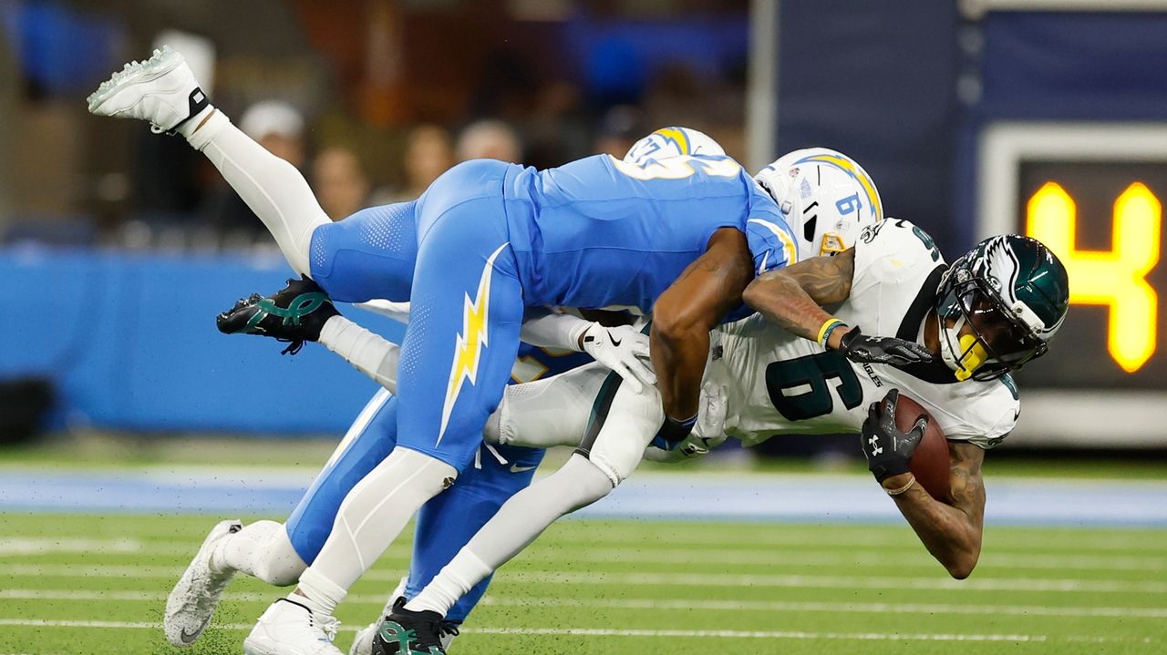 NFL upholds 2-game of Chargers' Denzel Perryman for helmet-to-helmet ...
