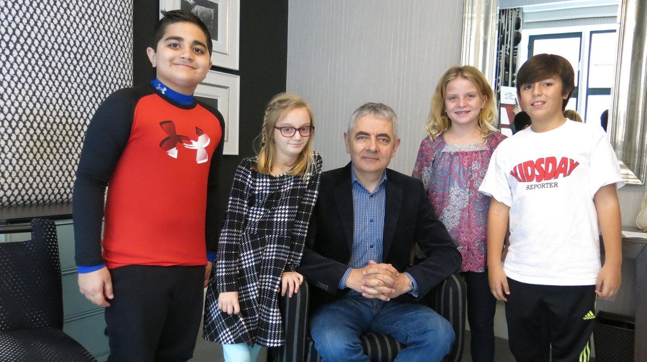 'Johnny English Strikes Again' star Rowan Atkinson talks with LI kids ...