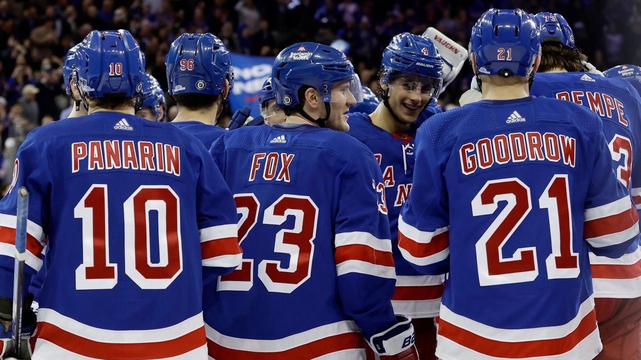 Adam Fox scores early in overtime as Rangers win wild one over Flyers at MSG and clinch playoff ...