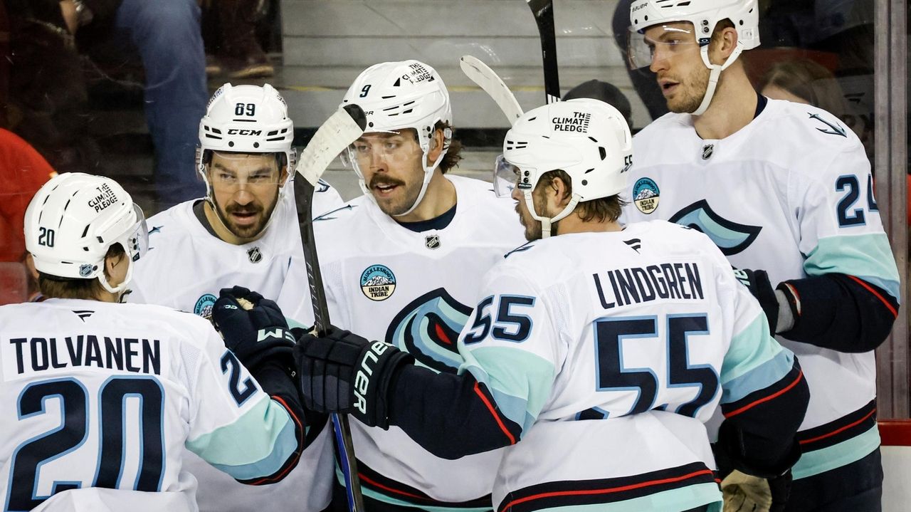 Lindgren, Stephenson help Kraken beat Sharks 4-2 to snap four-game skid ...