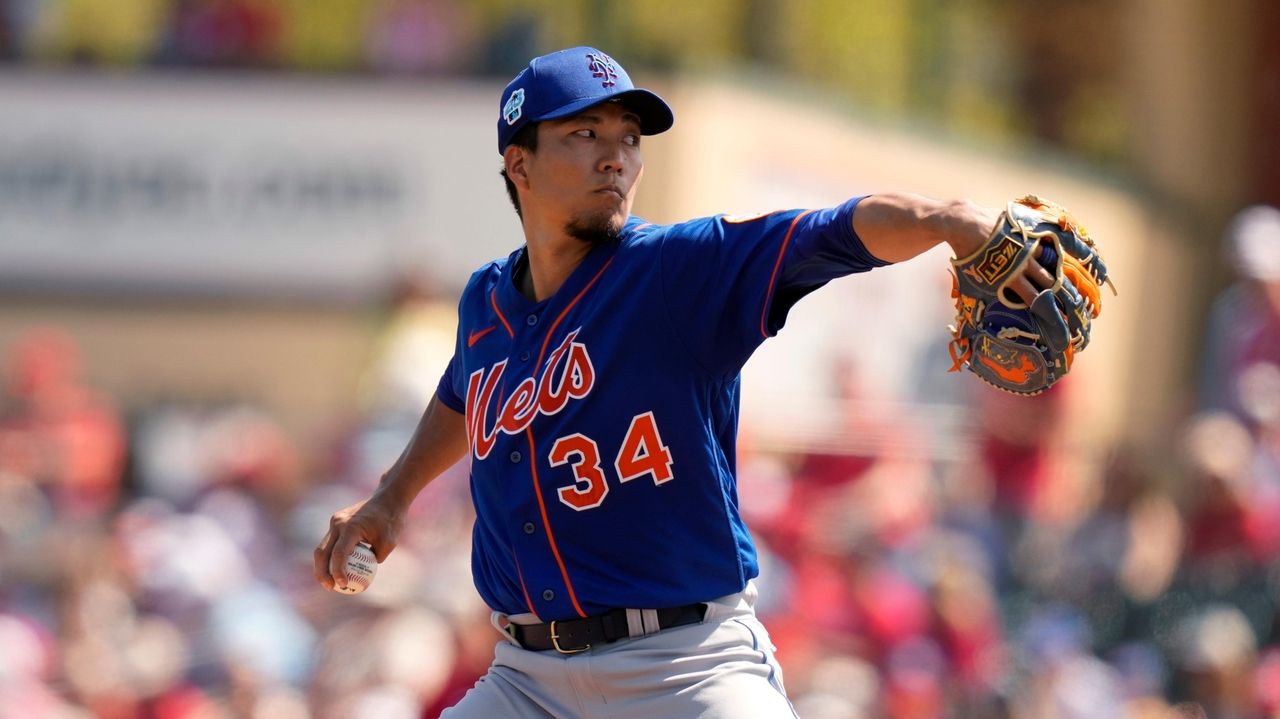 Senga struggles with pitch clock in Mets exhibition debut - Newsday