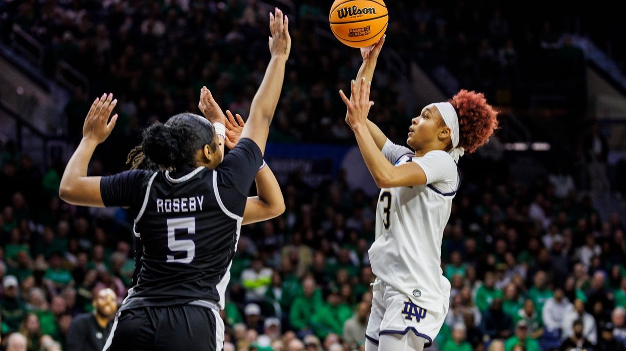 Notre Dame races past Stephen F. Austin in NCAA women's tourney, but Miles leaves with injury ...