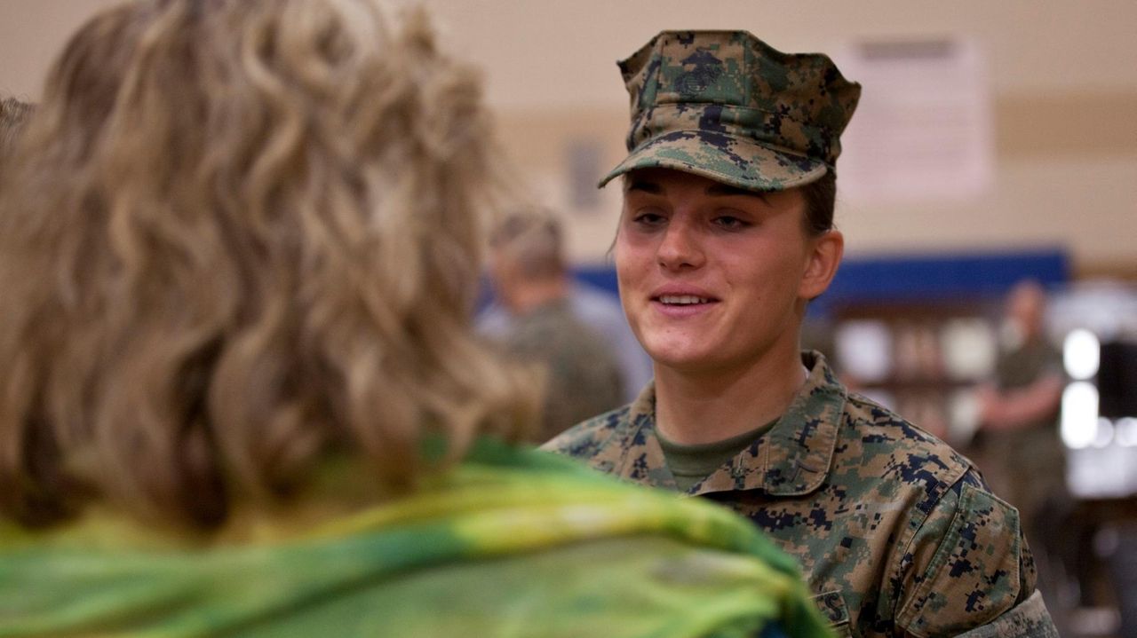 Farmingville's Maria Daume, first woman Marine to join the infantry ...