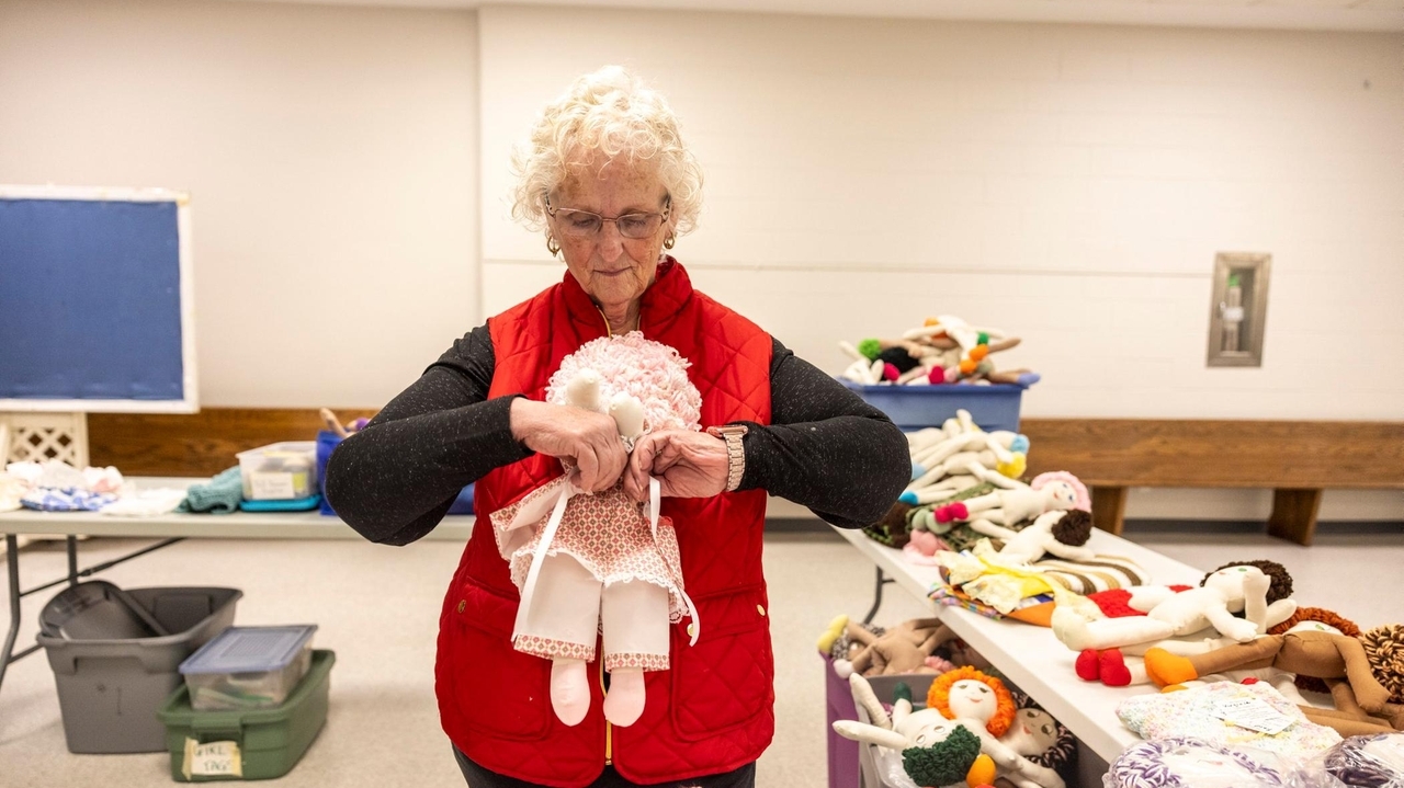 The Giving Doll makes handcrafted dolls for children in need - Newsday