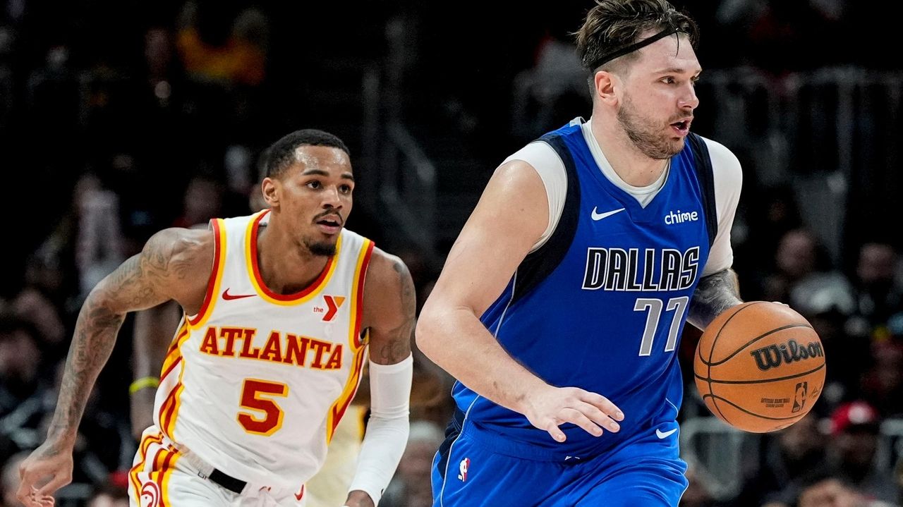 Doncic scores franchise-record 73 points, tied for 4th in NBA history, as Mavs edge Hawks 148 ...