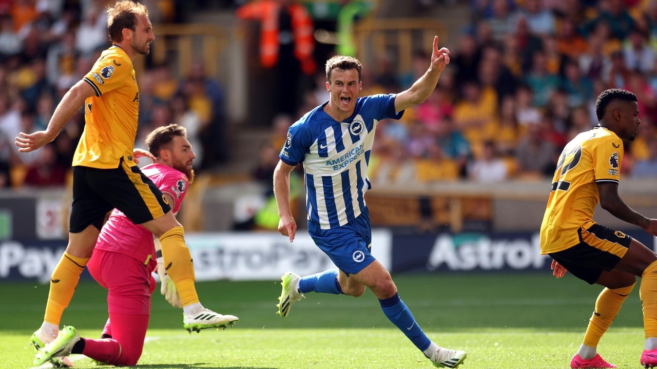 Solly March scores 2 as Brighton routs Wolverhampton 4-1 - Newsday