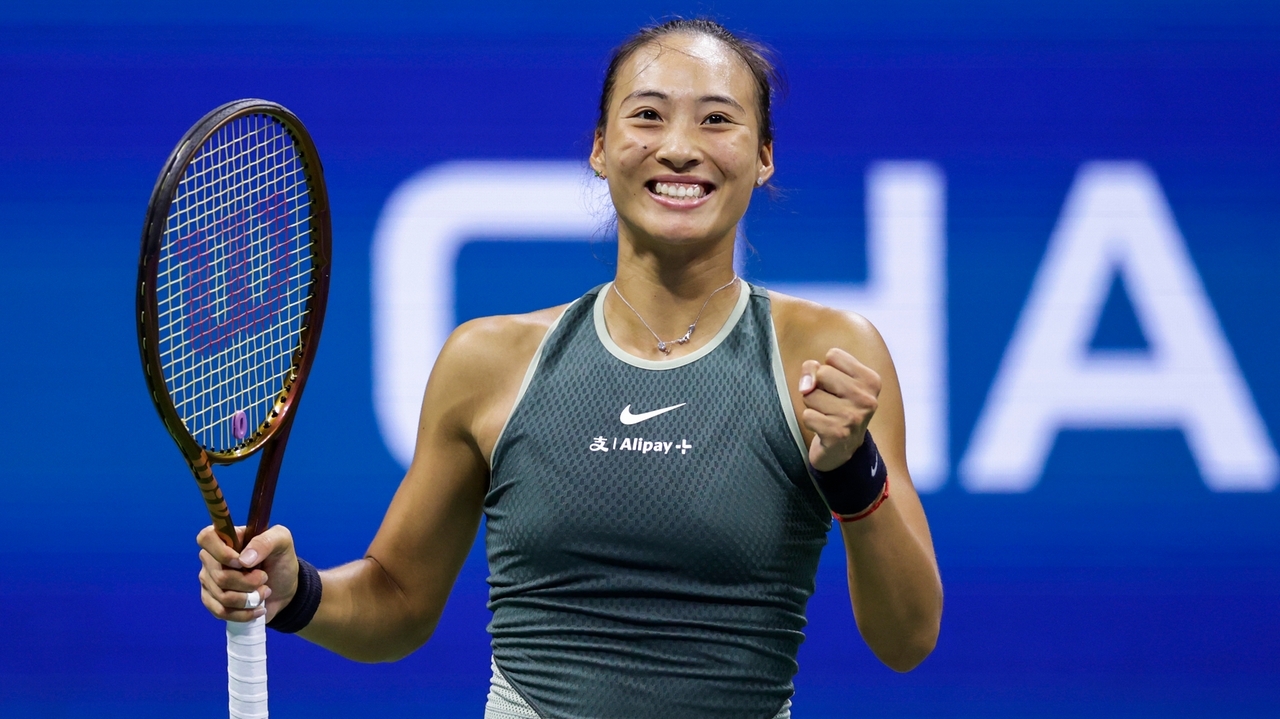 In latest-ending women's match in US Open history, Zheng beats Vekic ...
