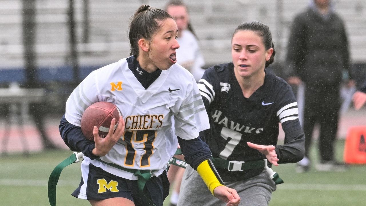Photos: Massapequa vs. POB JFK flag football - Newsday