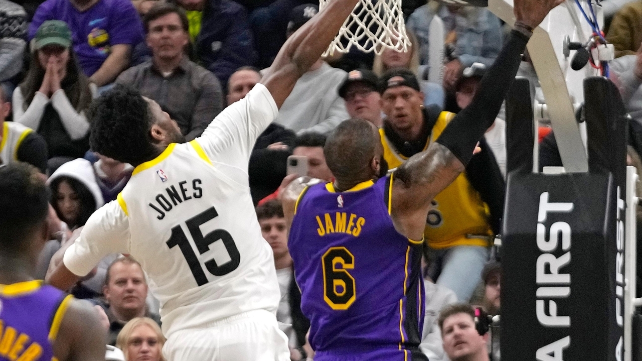 James' game-winner lifts Lakers past Jazz in OT - Newsday