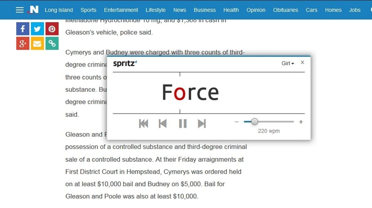 Free Spritz app helps improve reading skills - Newsday