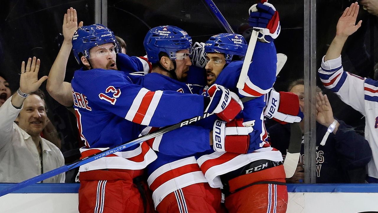 Rangers hang on to beat Capitals in Game 2 at Garden, take 2-0 series lead - Newsday