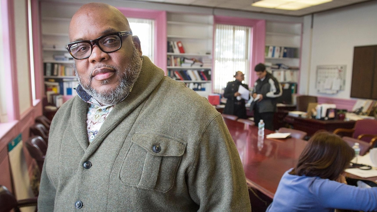 Hempstead High auditorium named for former school board president - Newsday