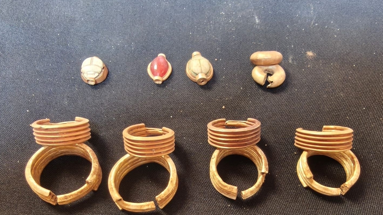 Egypt unveils a striking trove of ancient artifacts as the country ...