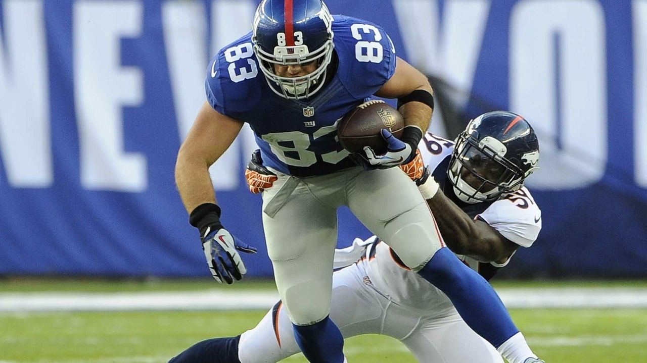 Louis Murphy, Brandon Myers and Kevin Boothe at home with Giants after ...