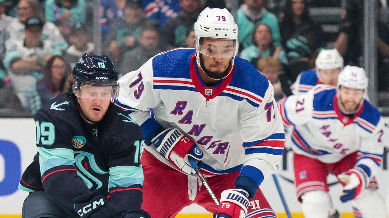 Rangers' K'Andre Miller praised by coach Peter Laviolette for solid play - Newsday