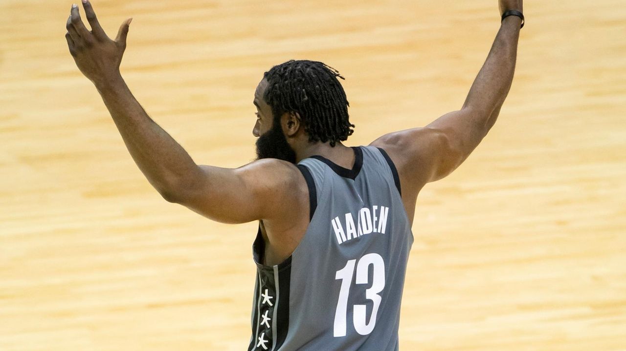 James Harden's triple-double leads way as Nets top shorthanded Rockets - Newsday