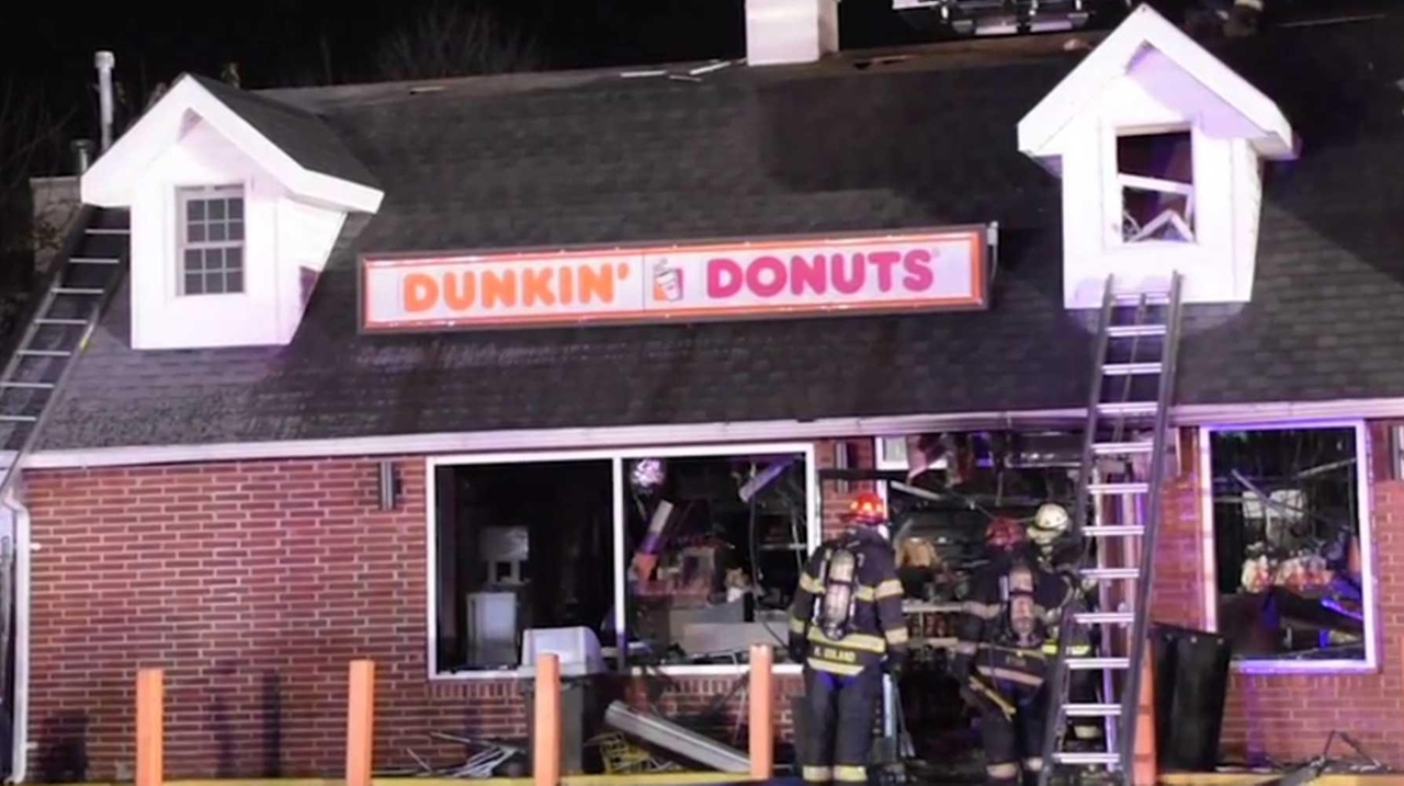 Officials: Dunkin’ Donuts shop closed after worker burned in fire - Newsday