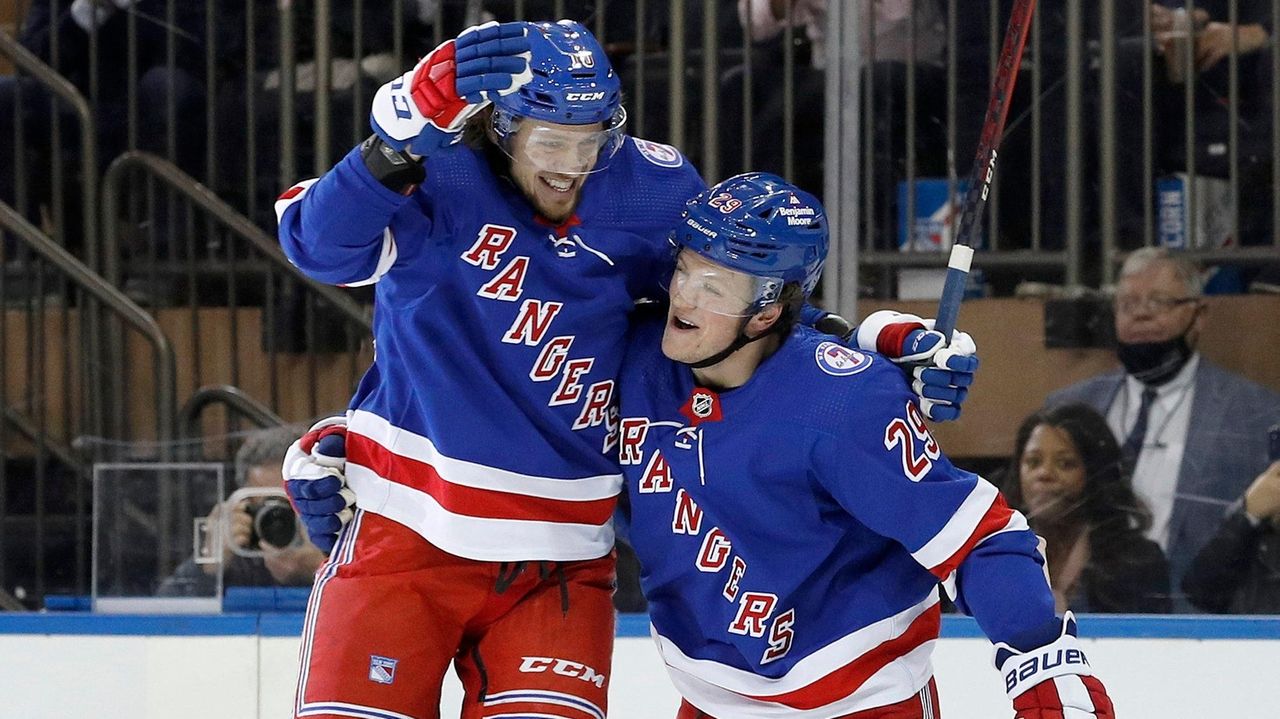 Dryden Hunt has earned his place on the Rangers - Newsday