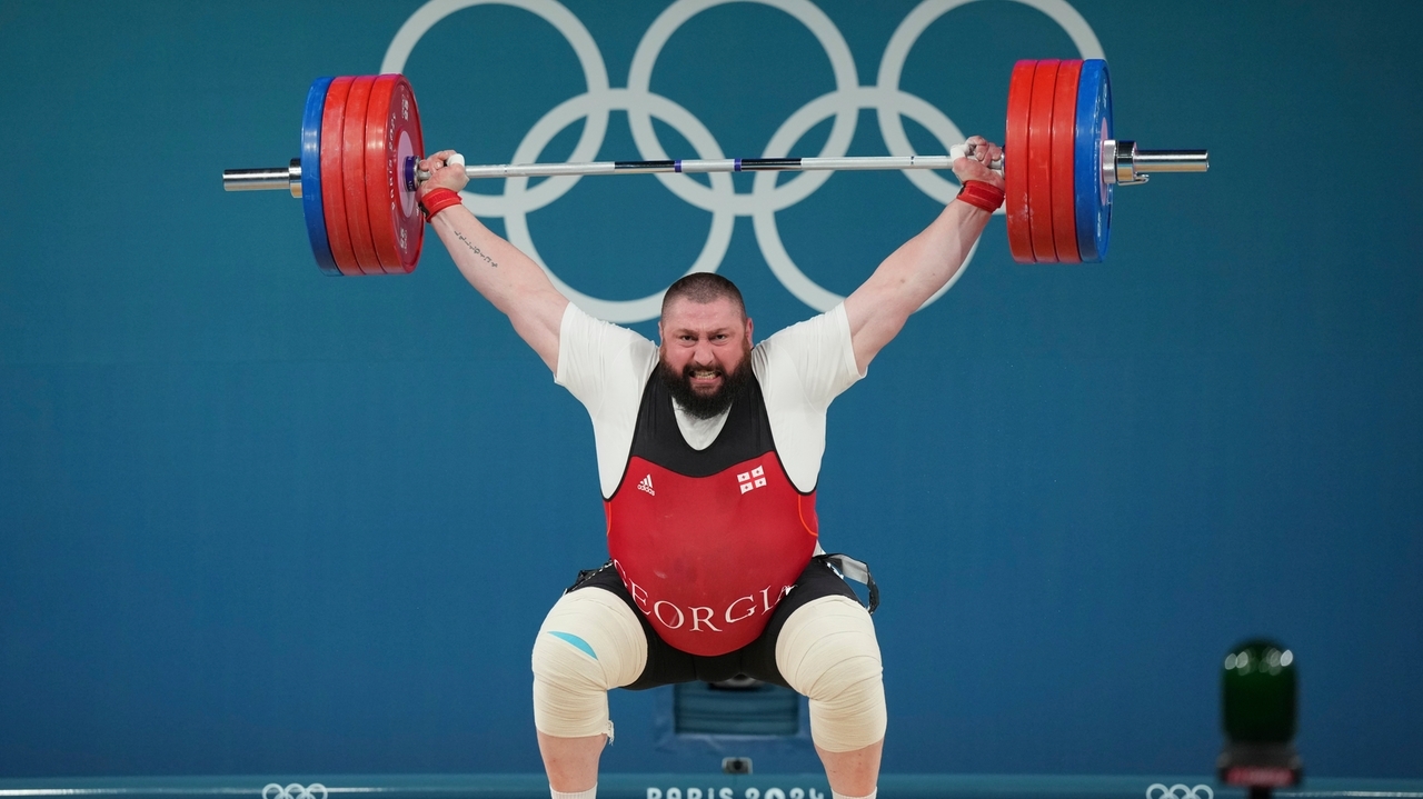 Lasha Talakhadze of Georgia three-peats as Olympic weightlifting ...
