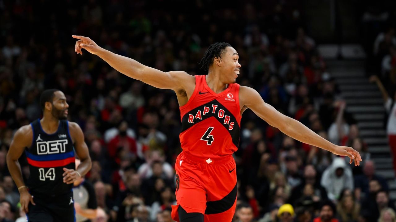 Raptors set franchise record with 44 assists, hand Detroit 11th ...
