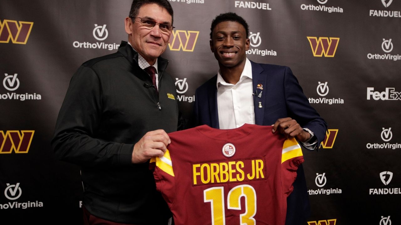 Commanders bolster defense and offensive line at NFL draft - Newsday