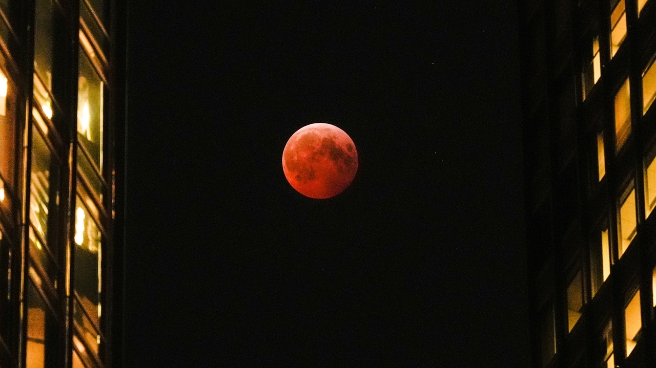 A total lunar eclipse will turn the moon blood red on Tuesday across ...