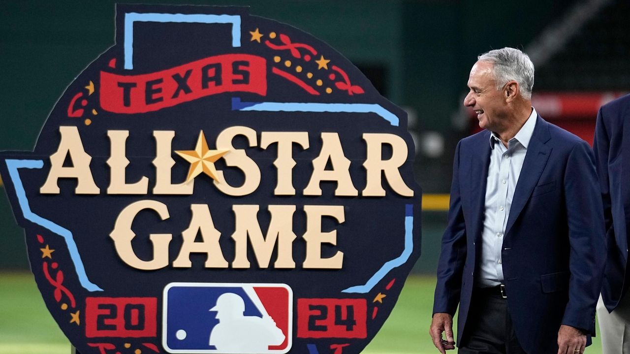 Rangers and MLB unveil logo for 2024 All-Star Game that will be bigger than 1995 game Texas ...