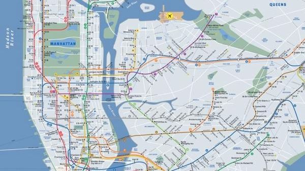 MTA makes a map that shows service changes for late-night riders - Newsday