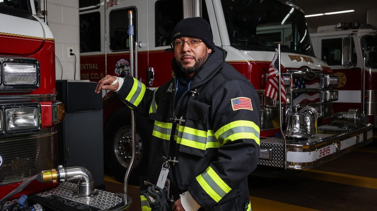 Brentwood firefighter Rasheen 'Roc' Williams is district's first Afro ...