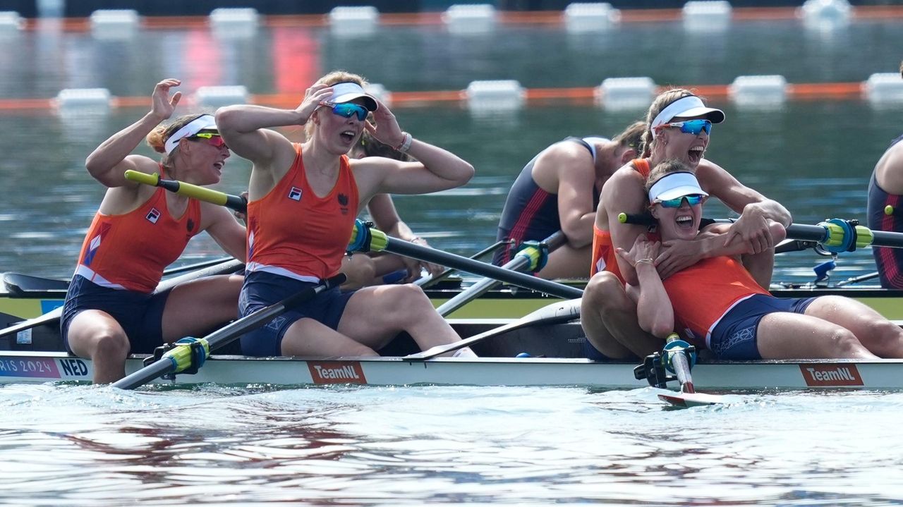 Dutch rower Marloes Oldenburg celebrates rowing Olympic gold 2 years ...