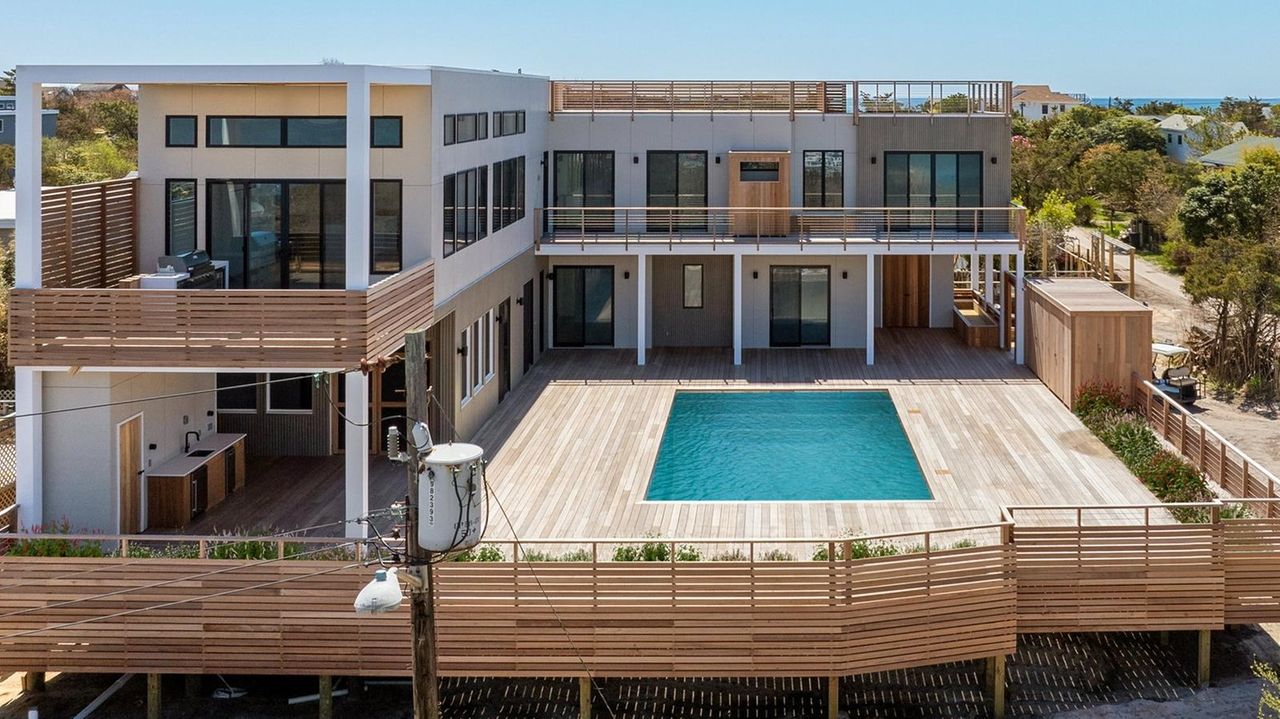 Fire Island new construction with pool lists for $4.85 million - Newsday