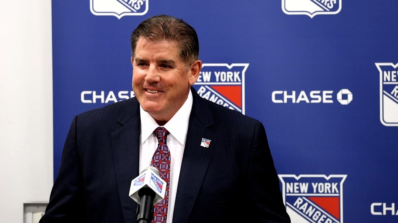 Rangers introduce head coach Peter Laviolette - Newsday
