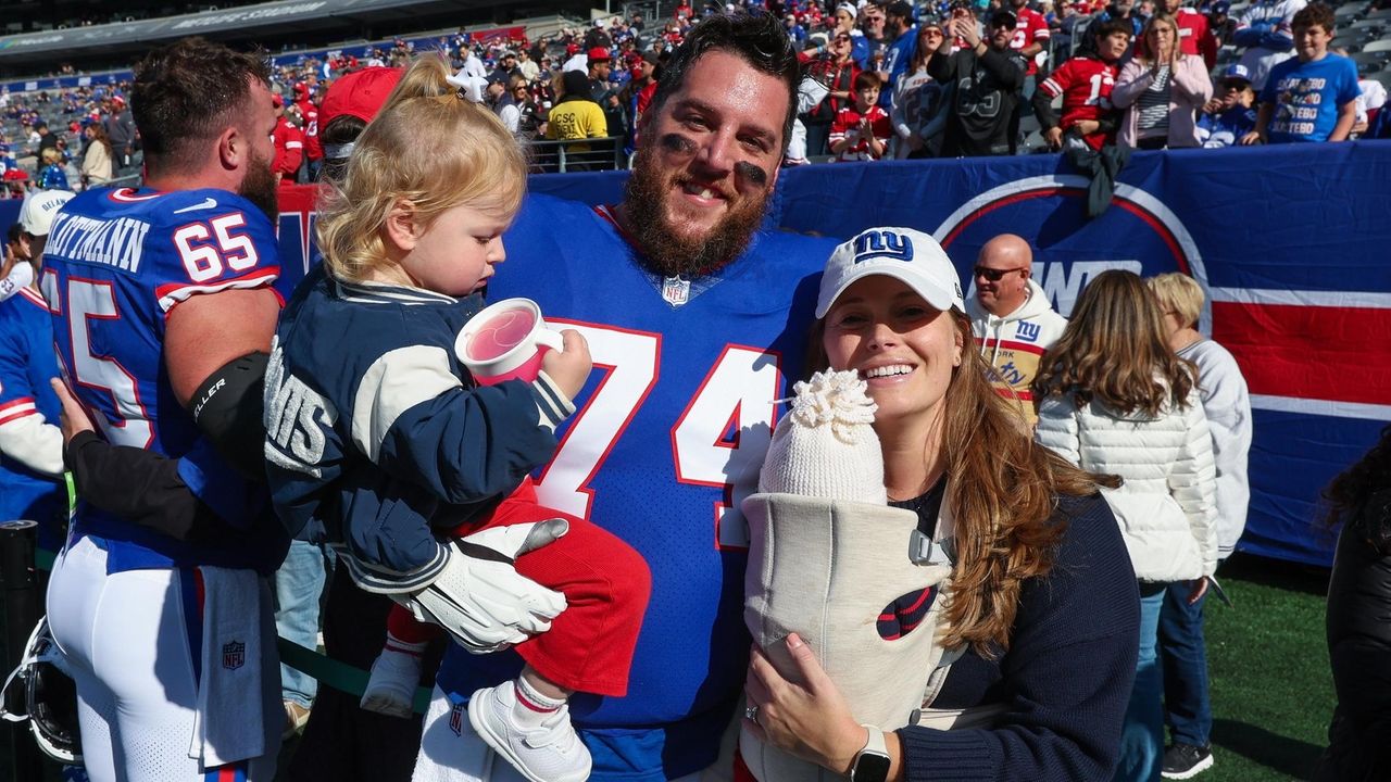 Inside an NFL game day with the Giants' Van Roten family - Newsday