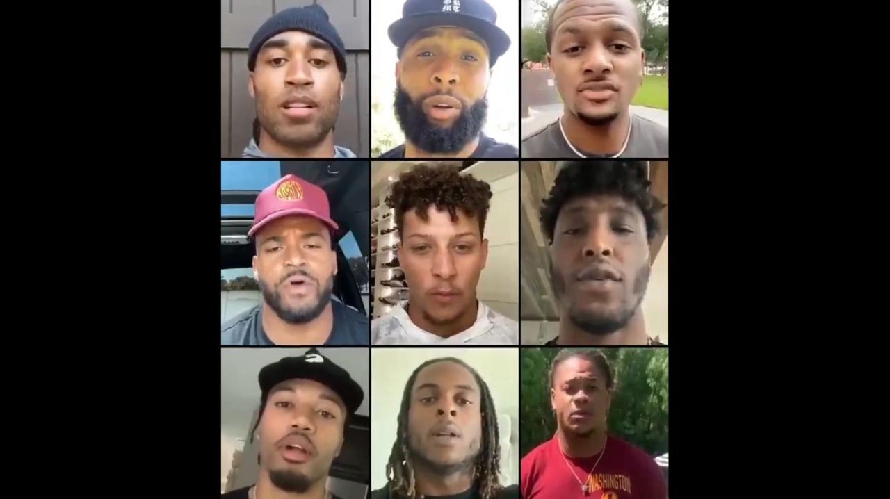NFL stars send united message to league calling for action on racial ...