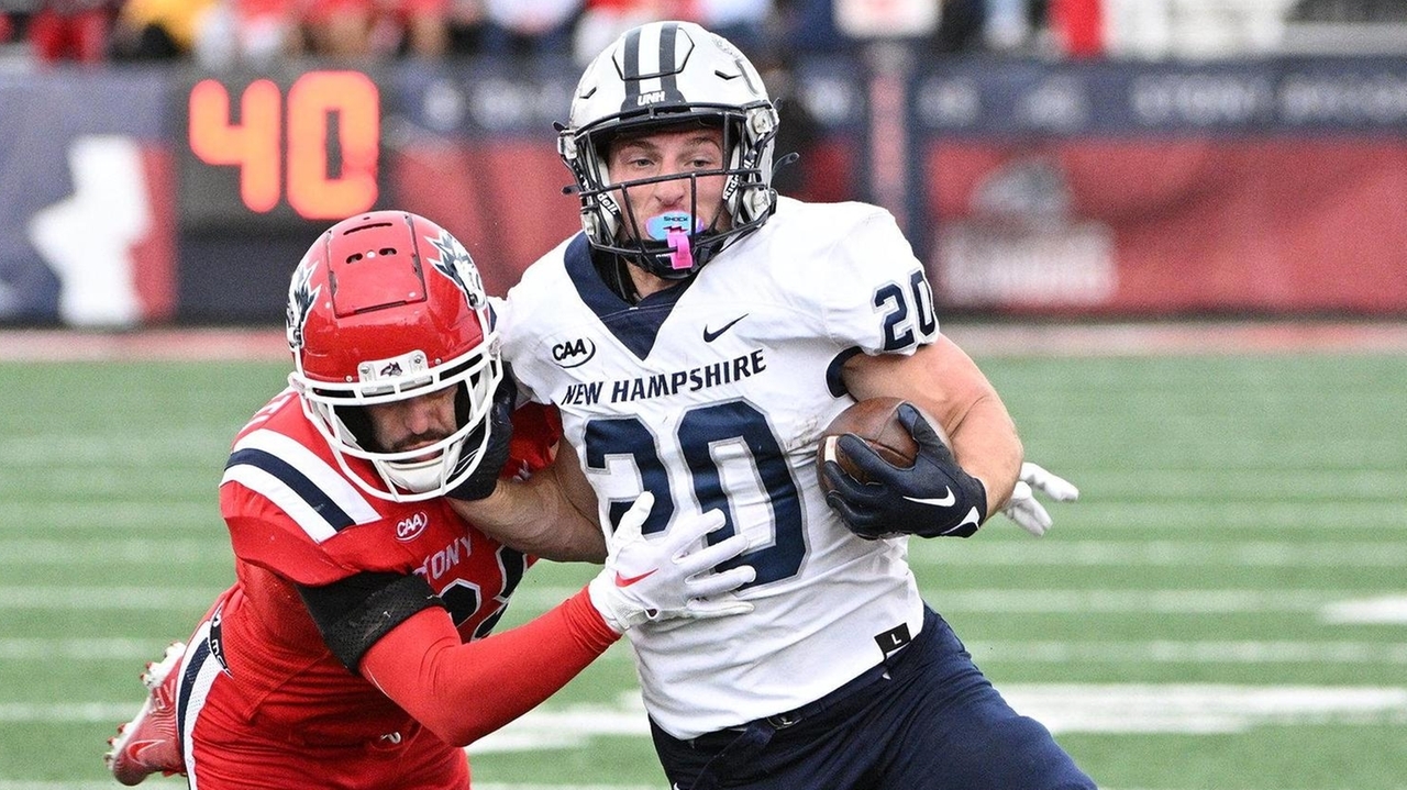 Westhampton's Dylan Laube takes part in NFL Pro Day - Newsday