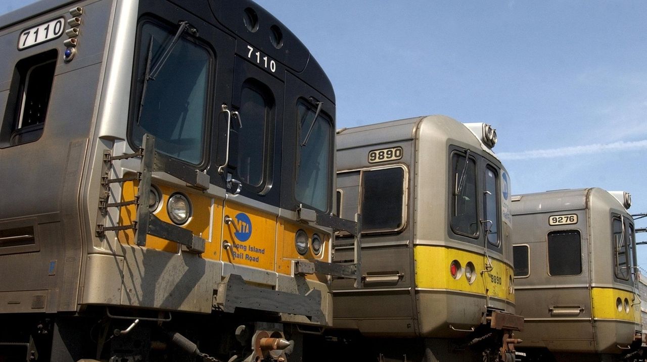 Video shows new LIRR cars arriving - Newsday