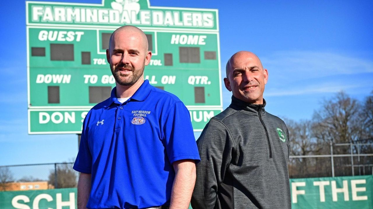 Trainers save football official with defibrillator at game - Newsday