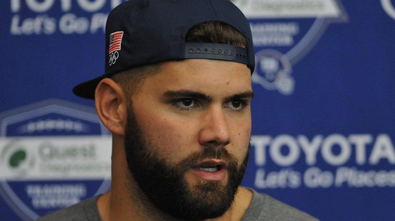 Justin Pugh returns to Giants practice earlier than expected - Newsday