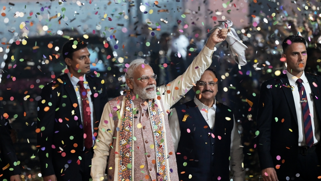 Modi's ruling coalition secures landslide victory in a key state ...
