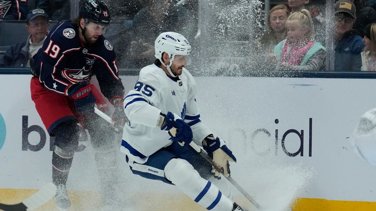 Nylander sets OT goals record as Maple Leafs beat Blue Jackets 2-1 ...