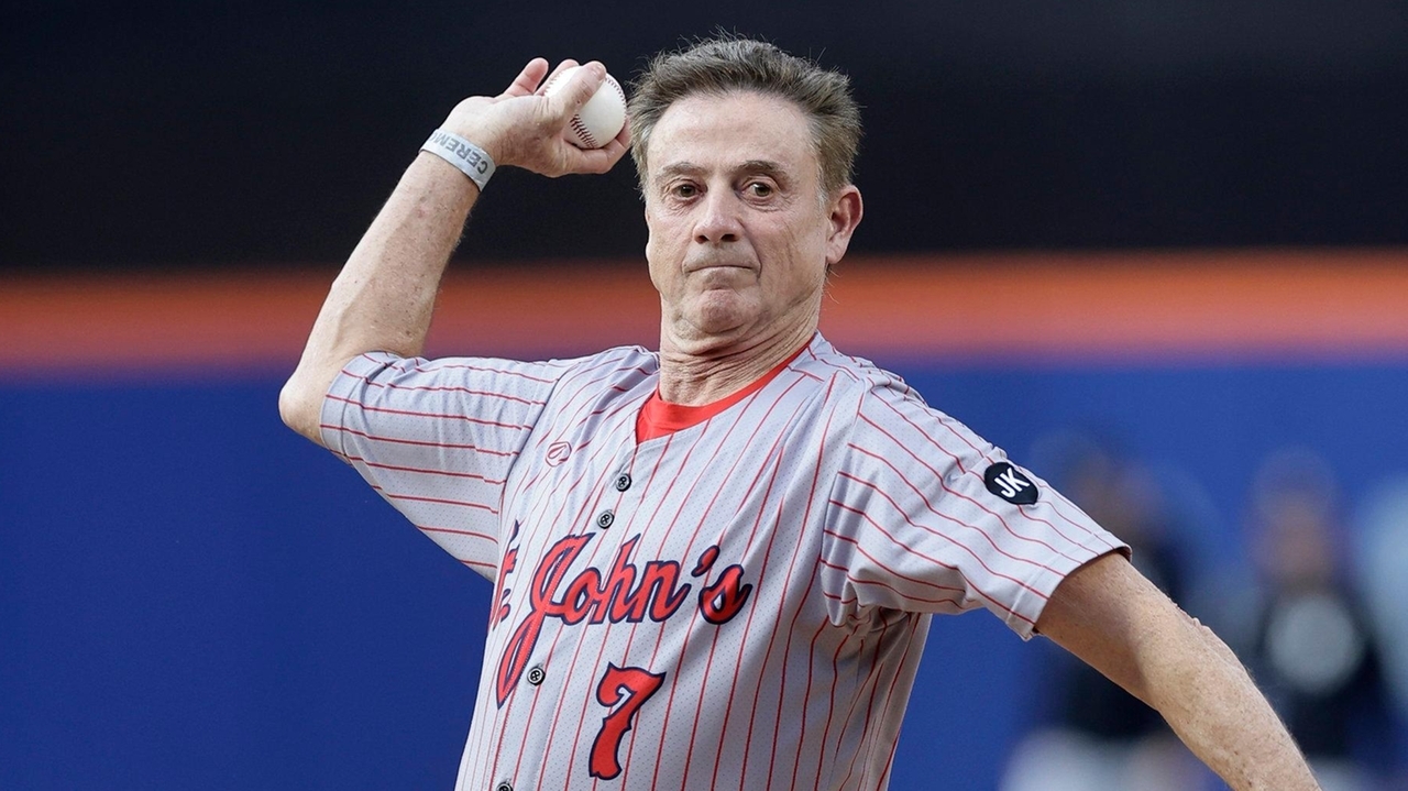 Rick Pitino discusses early days with St. John's after throwing first ...