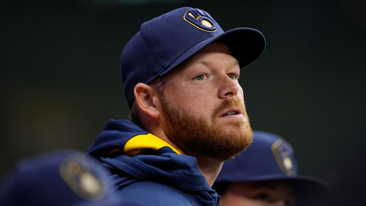 Brewers' Brandon Woodruff has bruised elbow after getting struck by ...