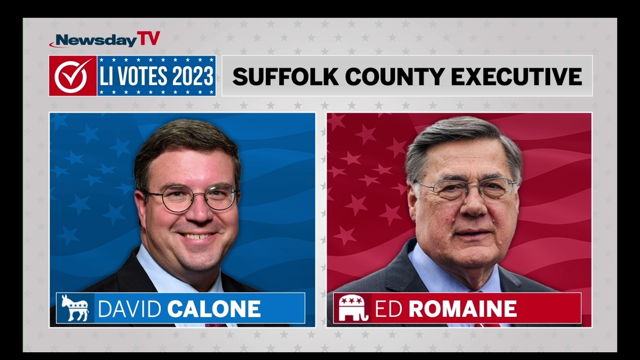 Contentious Suffolk Executive Debate Between Romaine Calone Newsday