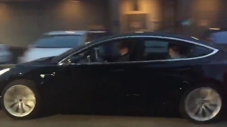 Elon Musk offers sneak peek of Tesla Model 3 - Newsday