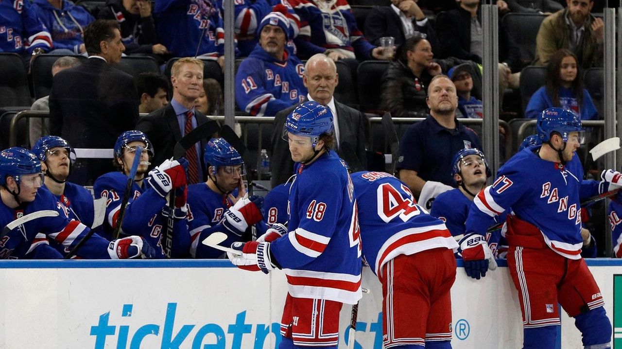 Rangers give up winning goal with 1:07 left in third period, fall to ...