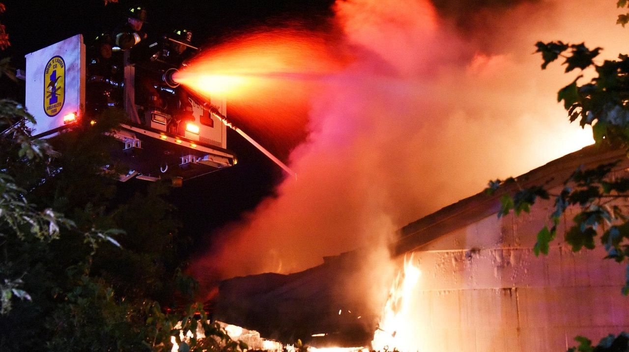 Fire destroys Central Islip home while family is on vacation, fire ...