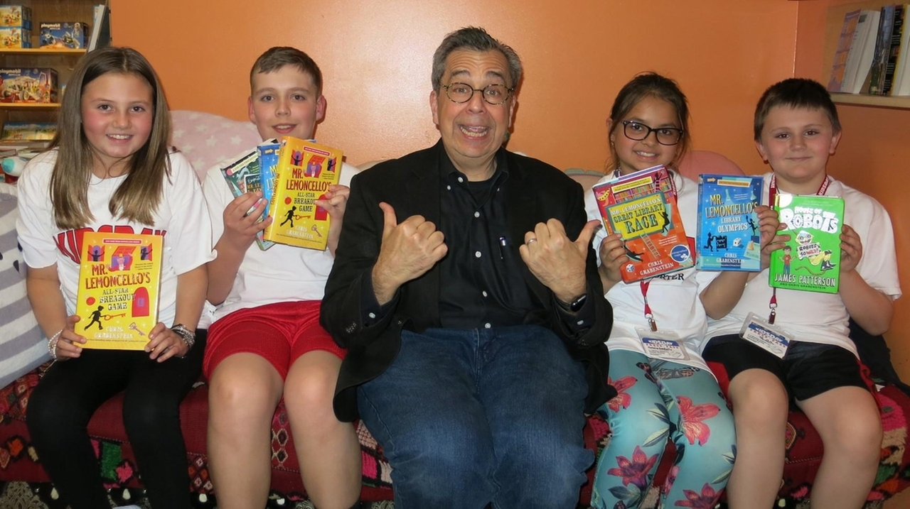 Taking with author Chris Grabenstein - Newsday