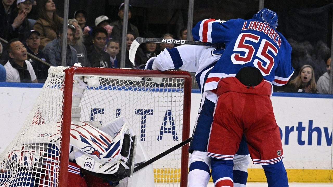 Rangers' Ryan Lindgren was just being himself in scrap with Alex ...