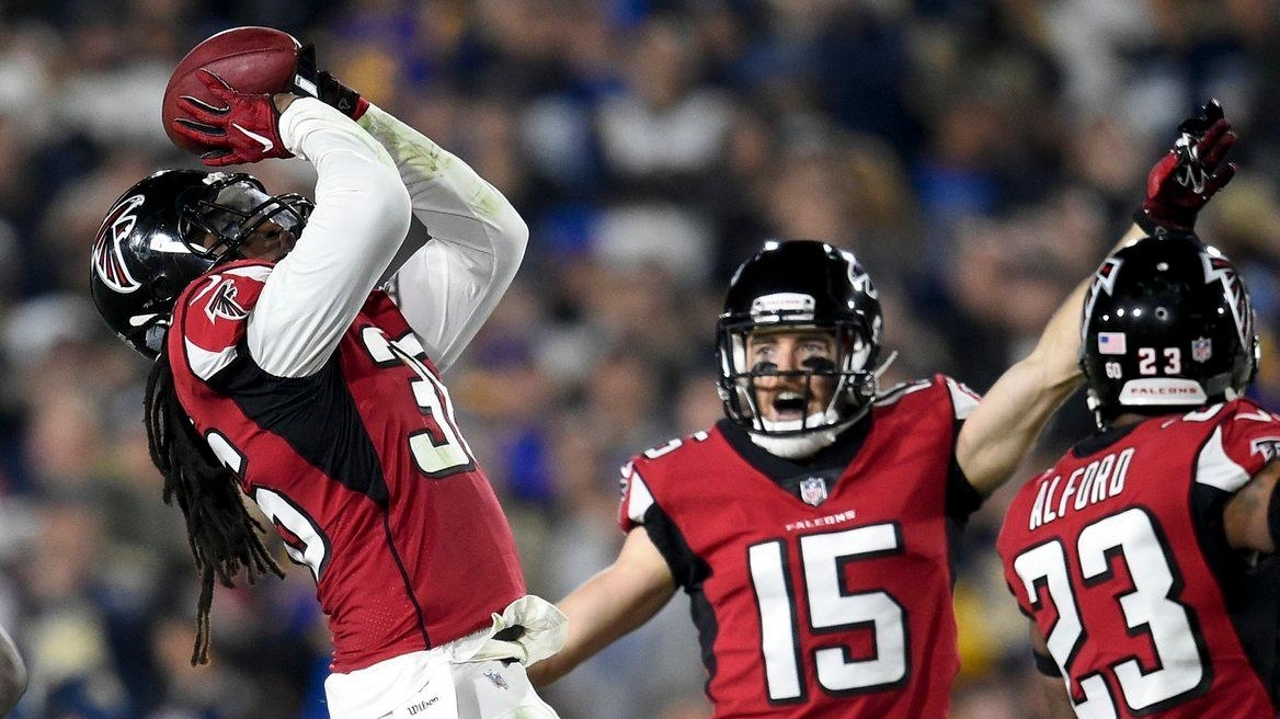 Falcons back to form, beat Rams in wild-card game - Newsday