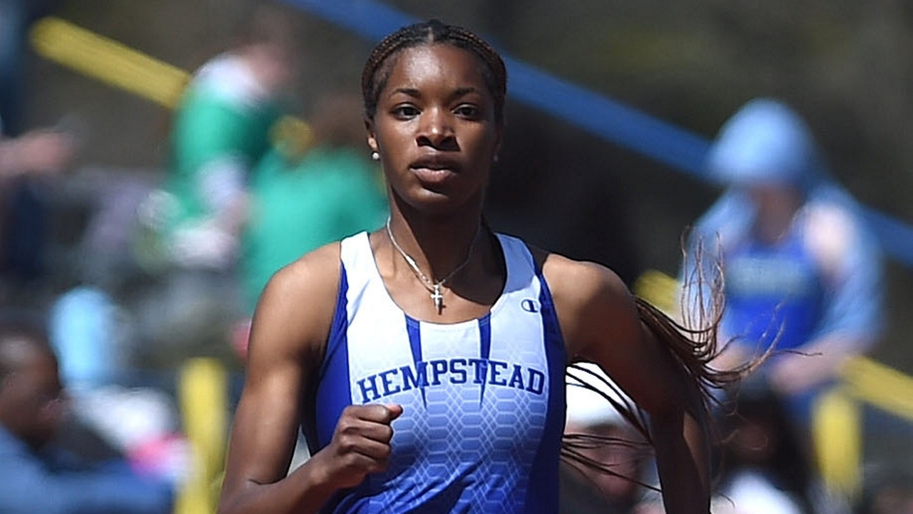 Hempstead's Anissa Moore stands out in 400 meters at East Meadow ...